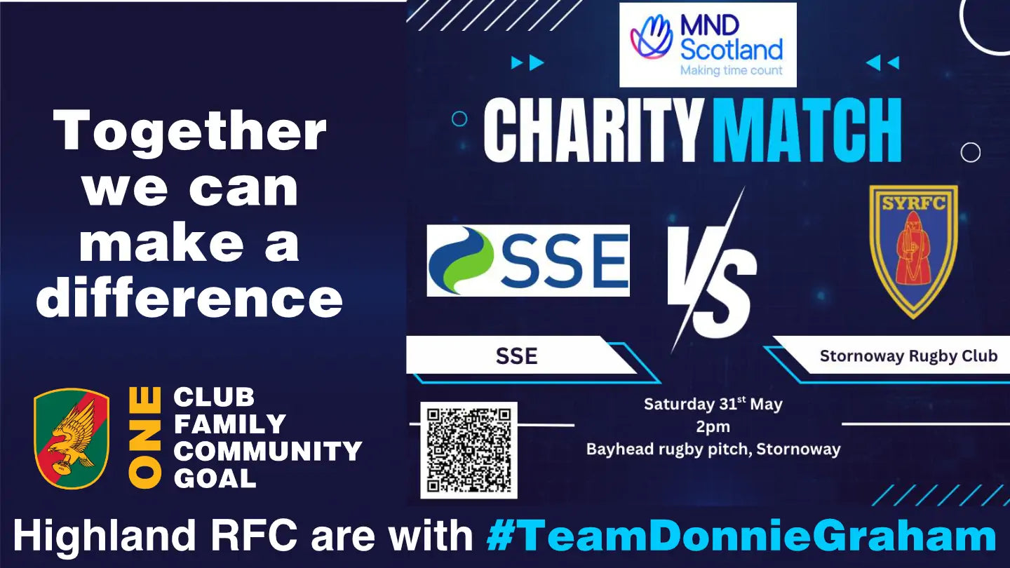 Stornoway RFC: MND Charity Match – Highland Rugby Football Club