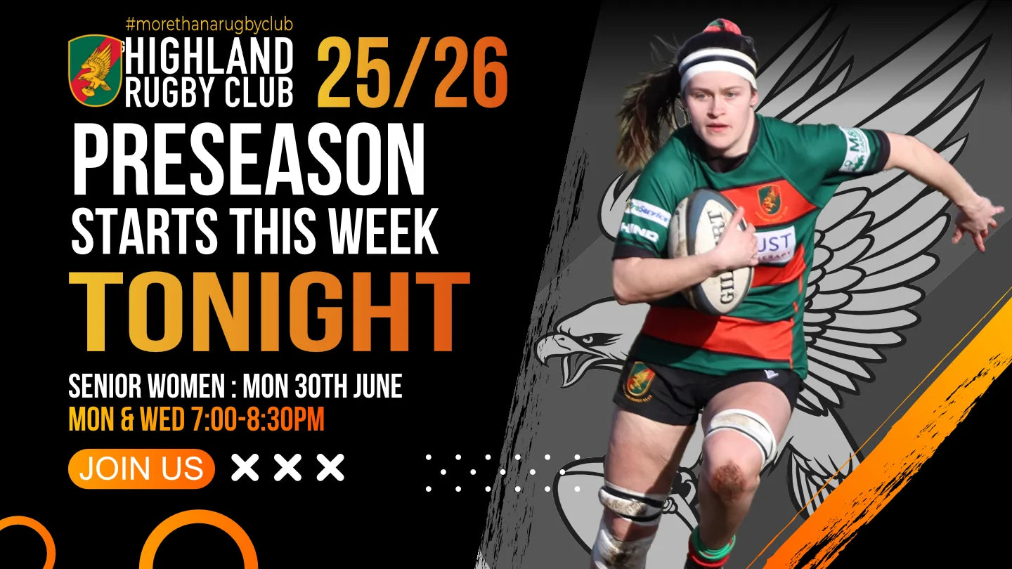 Womens Pre-season Starts Tonight! – Highland Rugby Football Club